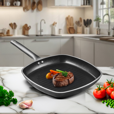 Aryıldız Atlanta 28 cm Grill Tava Black | Gallery Crystal